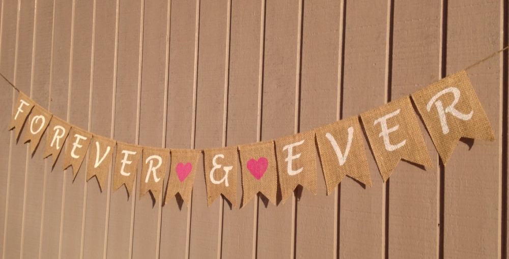 Forever & Ever Banner "Contemporary" | Aloha Inspired