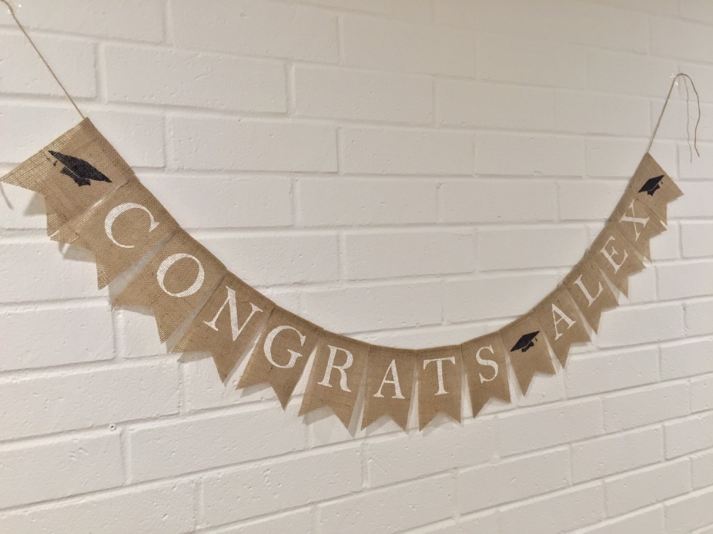 Congrats Banner "Personalized" | Aloha Inspired